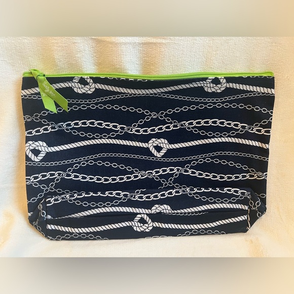 thirty-one | Bags | Thirtyone Zipper Pouch In Chains Ahoy Blue And ...